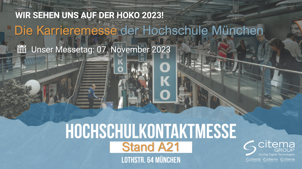 Save the Date - citema auf der HOKO 2023 - citema group